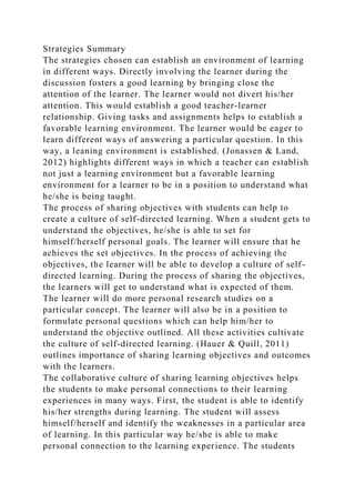 Name Chere’ DoveCourse ELM 535 Strategies for Student Enga.docx