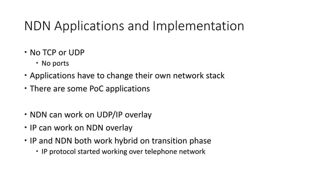 Named Data Networking Ppt