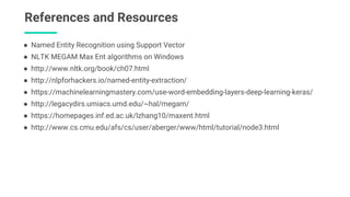 Named Entity Recognition from Online News | PPT