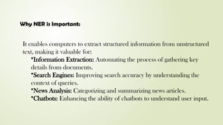Named Entity Recognition (NER) for Telugu.pptx