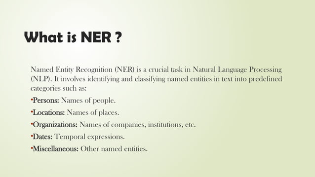 Named Entity Recognition (NER) for Telugu.pptx
