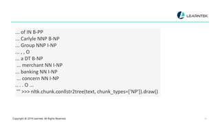 Named entity recognition (ner) with nltk | PPTX