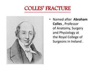 Named fractures of forearm ,wrist &and hand | PPTX