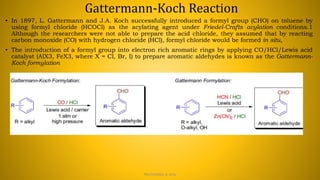 Diel's-Alder and Gattermann Koch Reactions | PPT