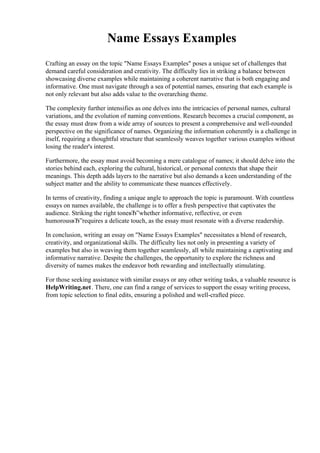 Name Essays Examples.pdf