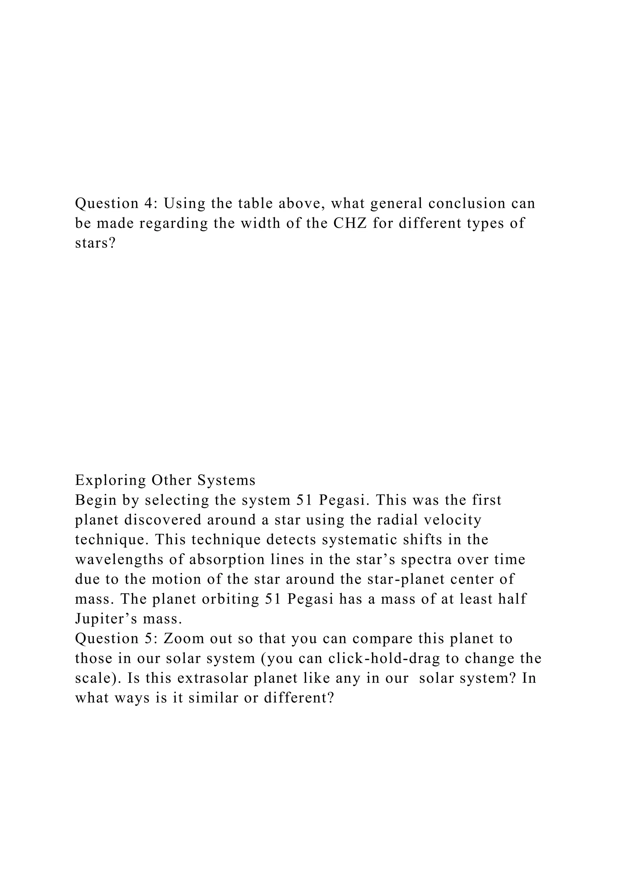 Name Habitable Zones – Student GuideExercisesPlease r.docx