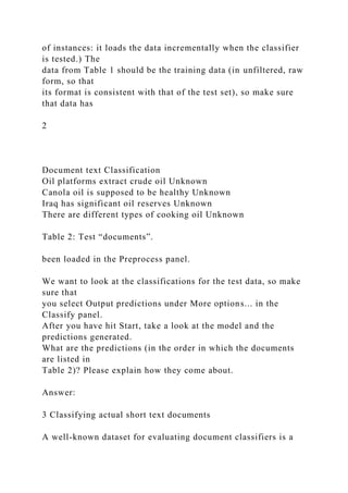 Name IDPractical Data MiningCOMP-321BTutorial 5.docx | Internet | Computing