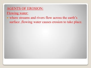 Weathering & Erosion (picture based learning) | PPTX