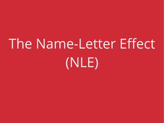 The Social Name-Letter Effect on Online Social Networks | PDF