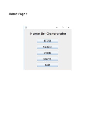 Name list generator | PDF