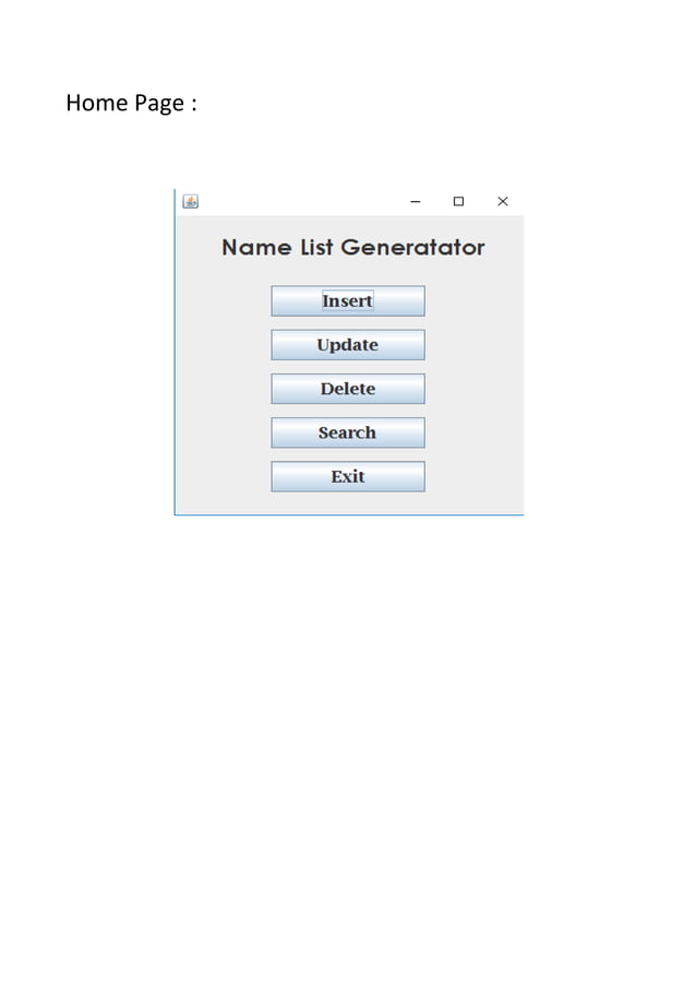 Name list generator | PDF