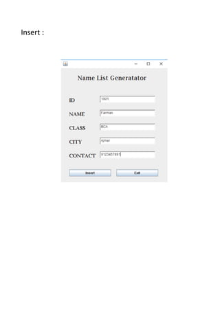 Name list generator | PDF