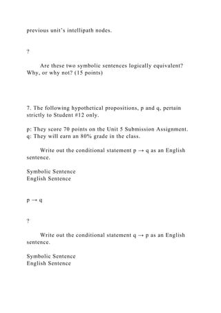 NAMELori HackenburgMATH125 Unit 6 Submission Assignment Answ.docx | Physics | Science