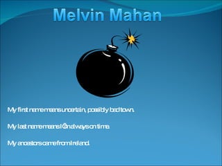 Name meanings template | PPT