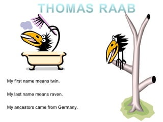 Name meanings template | PPT