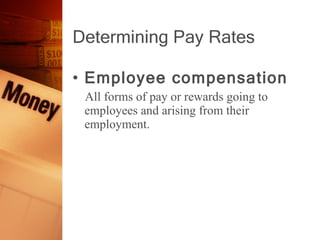 basic factors to determining pay rates | PPT