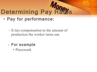 basic factors to determining pay rates | PPT