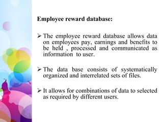 managing reward with computers | PPT