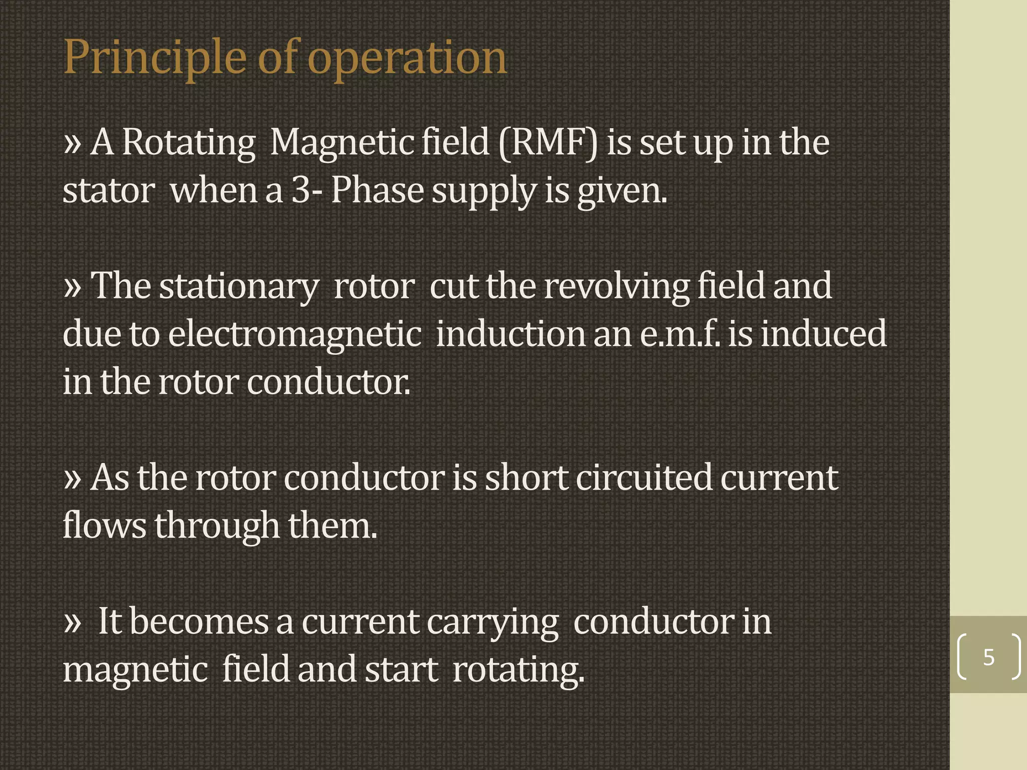 Name of presentation Three phase induction motor | PPT