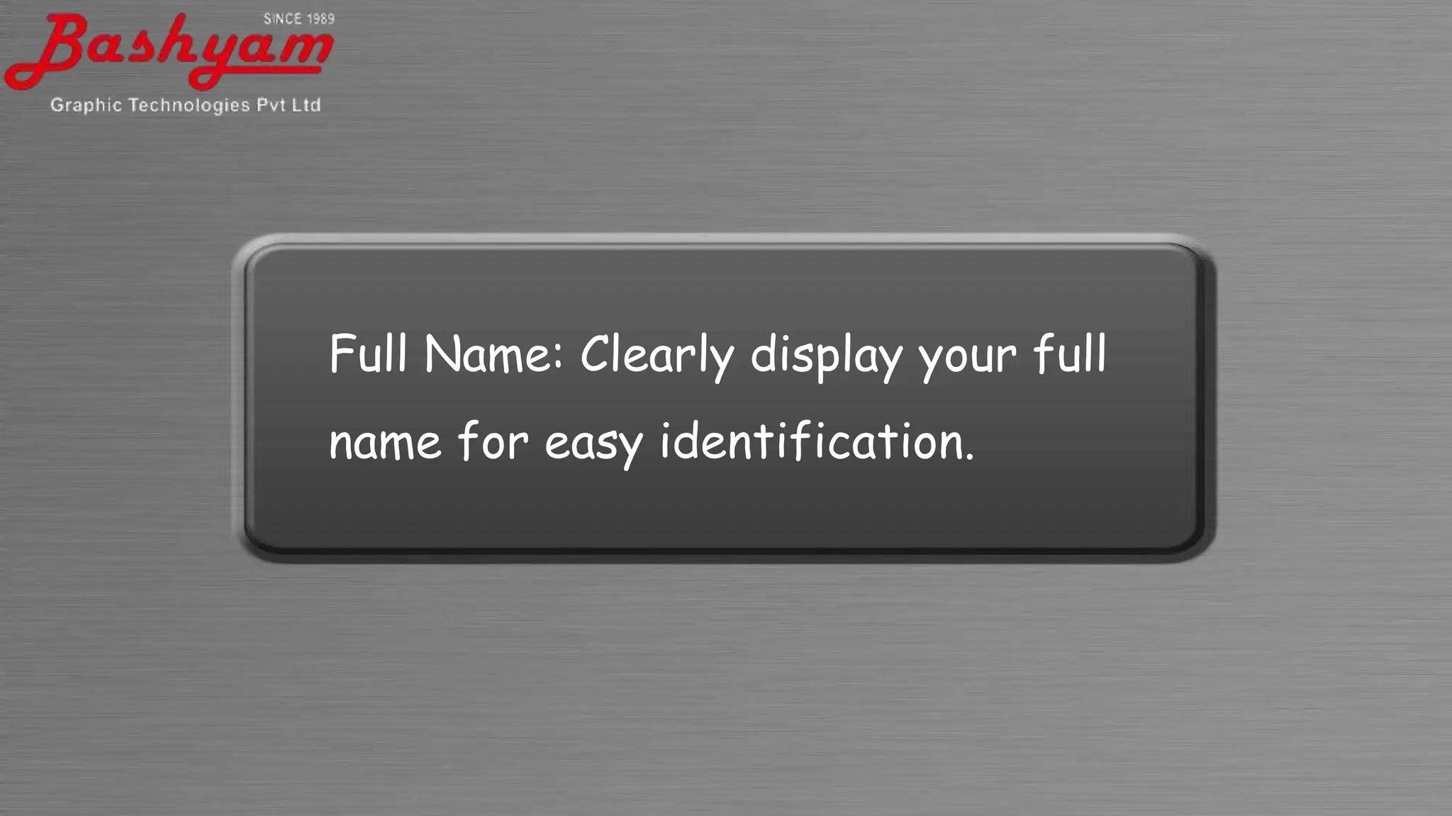 Designing the Perfect Nameplate - Essential Guide | PPTX