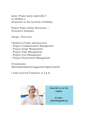 name Project party especially for children and parents on the o.docx