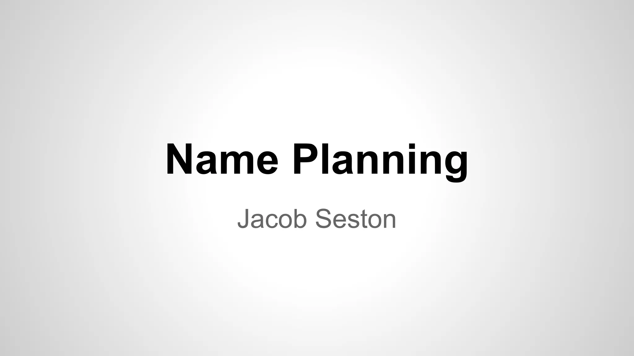Names | PPT