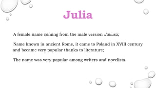 Names | PPT