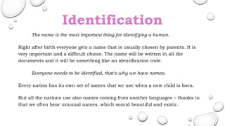 Names | PPT