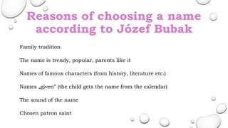 Names | PPT