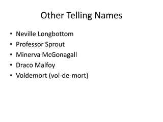 Names And Symbols | PPTX