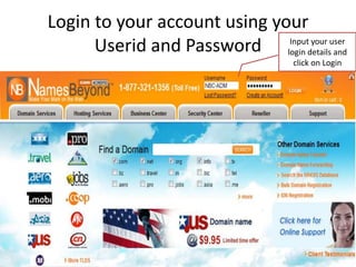 Domain Name Registration in 3 Easy steps | PPTX