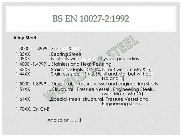 Steel Naming Conventions | PPTX