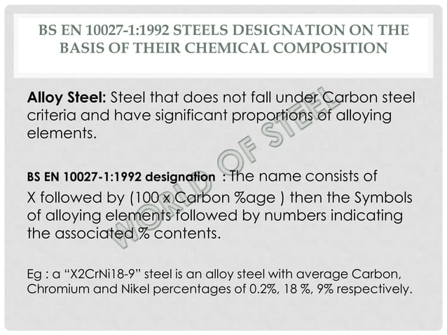 Steel Naming Conventions | PPTX