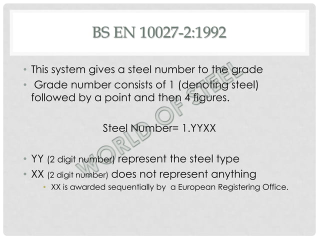 Steel Naming Conventions | PPTX
