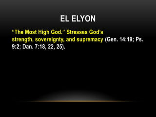 Names of god | PPSX