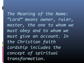 Names of god 4b | PPT