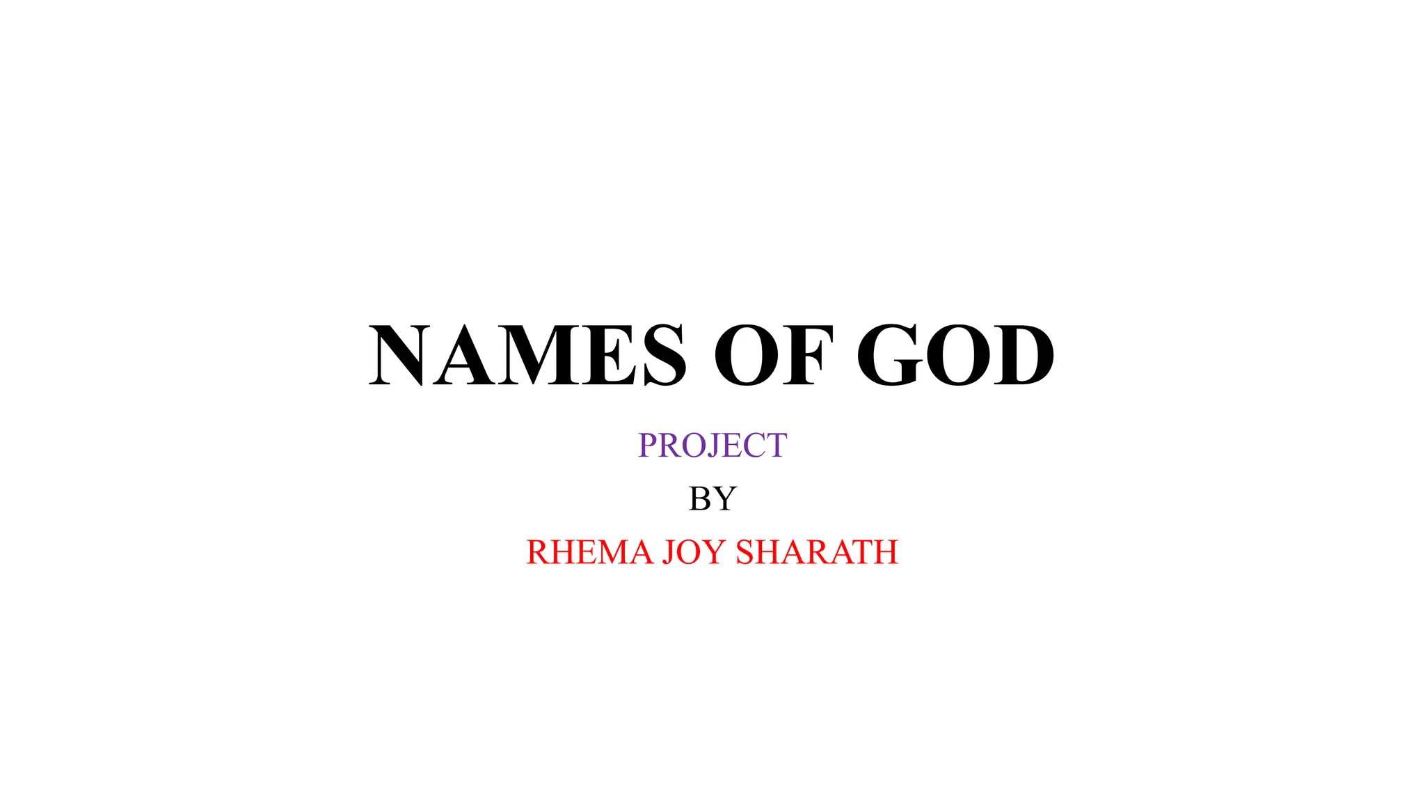 NAMES OF GOD.pptx