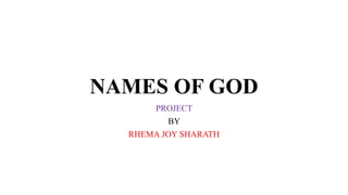 NAMES OF GOD.pptx