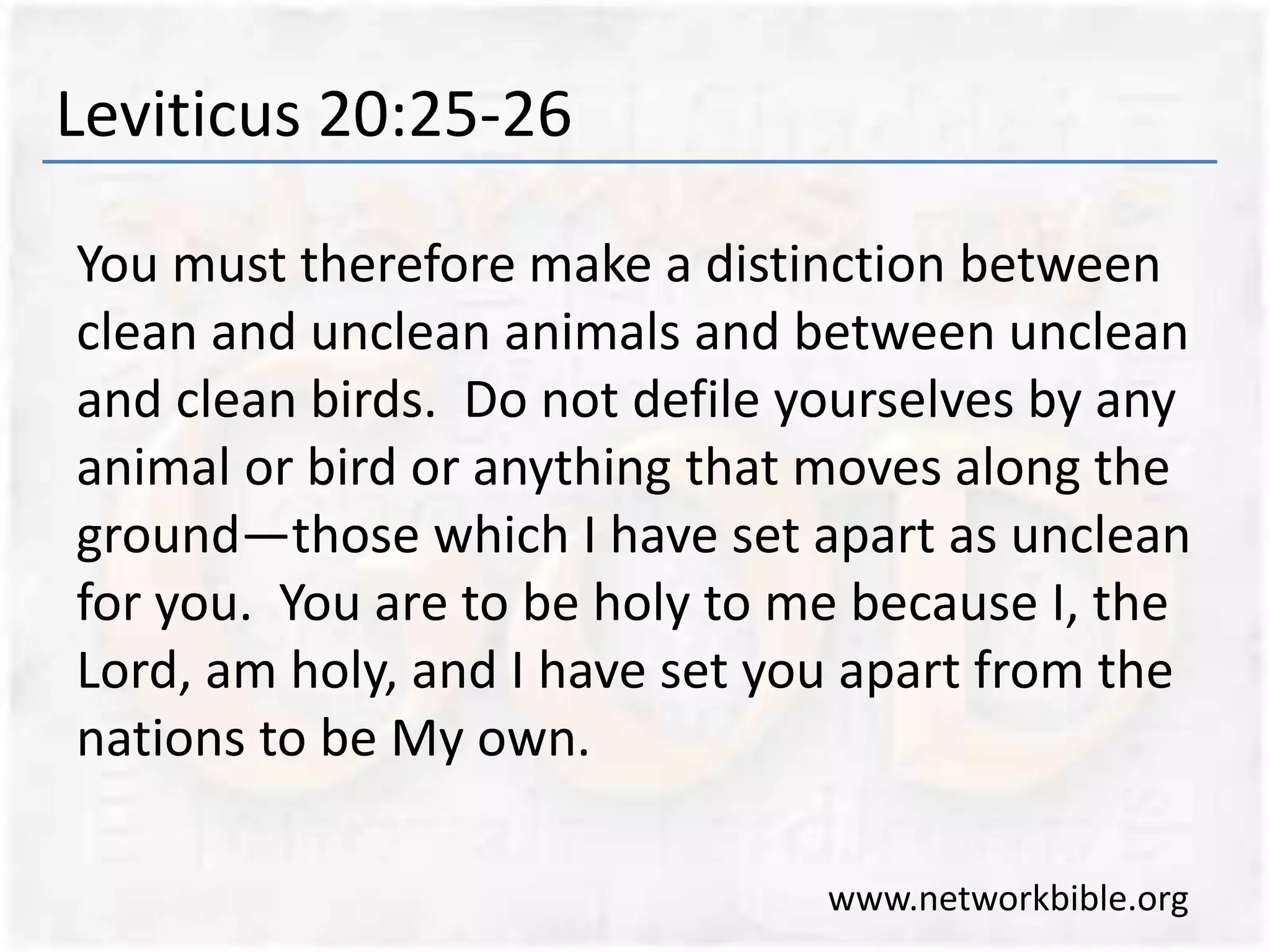 Names of God part 9 (Yahweh Mekoddishkem) | PPT