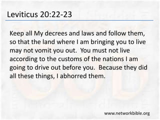 Names of God part 9 (Yahweh Mekoddishkem) | PPTX
