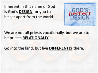 Names of God part 9 (Yahweh Mekoddishkem) | PPTX