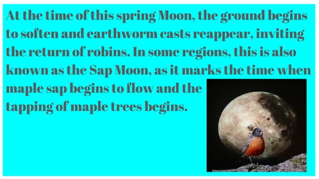 Names of special moons | PPT