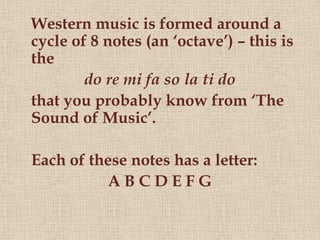 Names of the notes | PPT