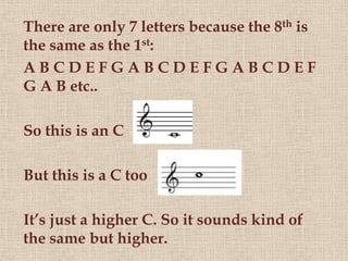 Names of the notes | PPT