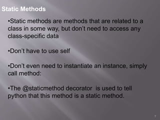 Namespace and methods | PPT