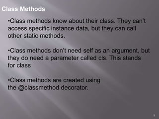 Namespace and methods | PPT