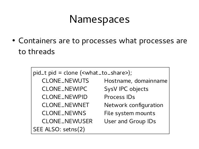 Namespaces In Linux 