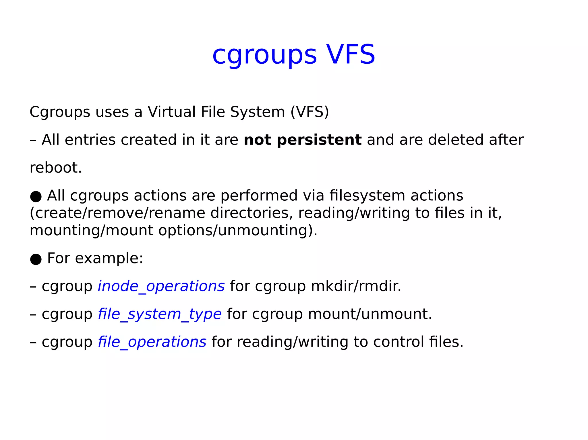 Namespaces And Cgroups The Basis Of Linux Containers Ppt