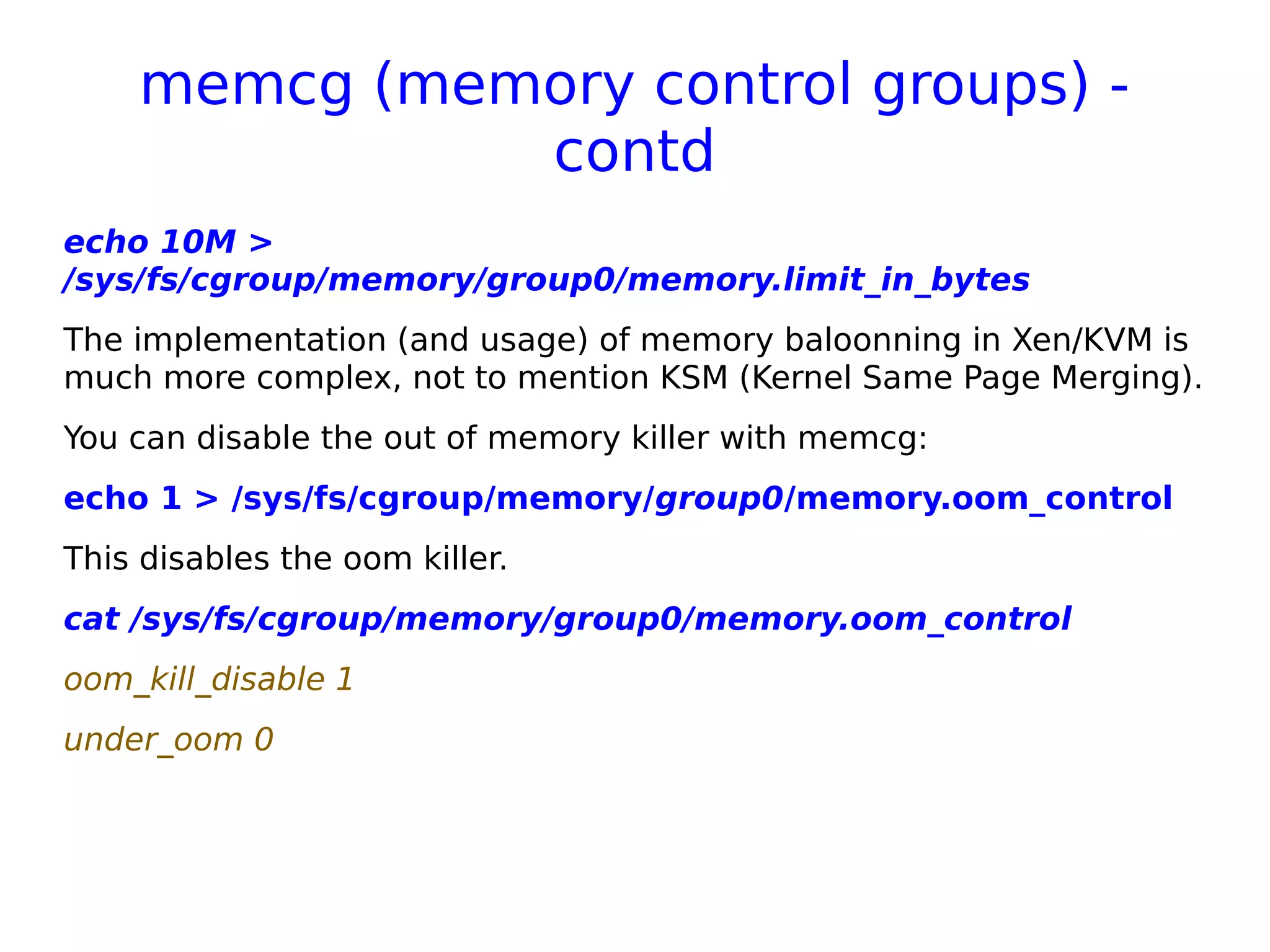 Namespaces And Cgroups The Basis Of Linux Containers Ppt 