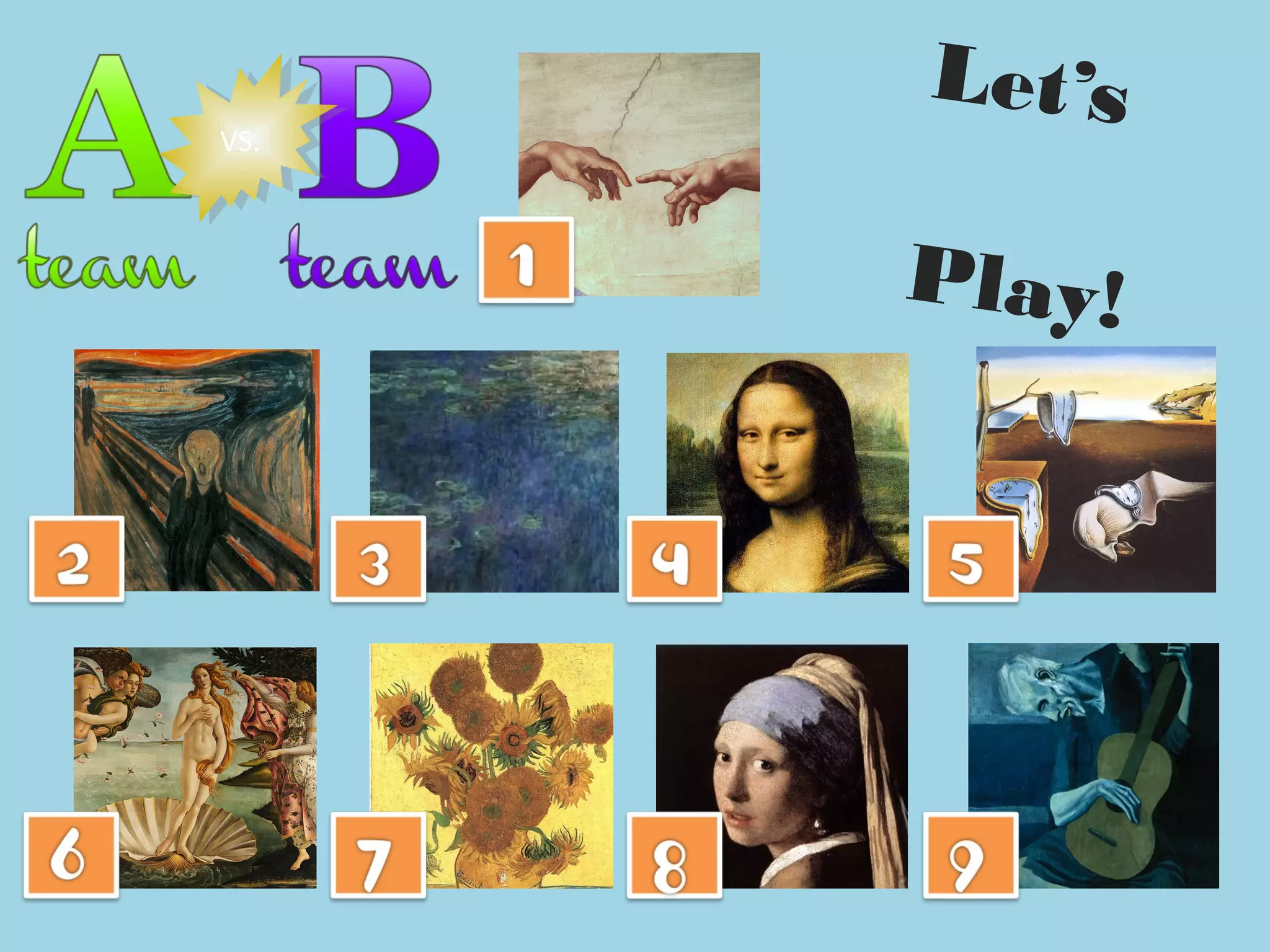 Name That Artist Game | PPT | Painting | Arts and Crafts